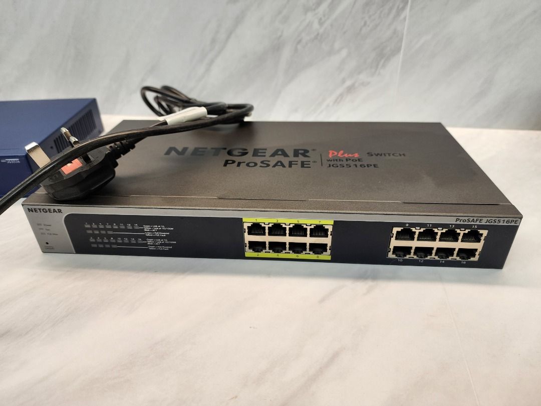 Gigabit Plus Switch Series (JGS516PE) 16-Port Gigabit Plus Switch with ...