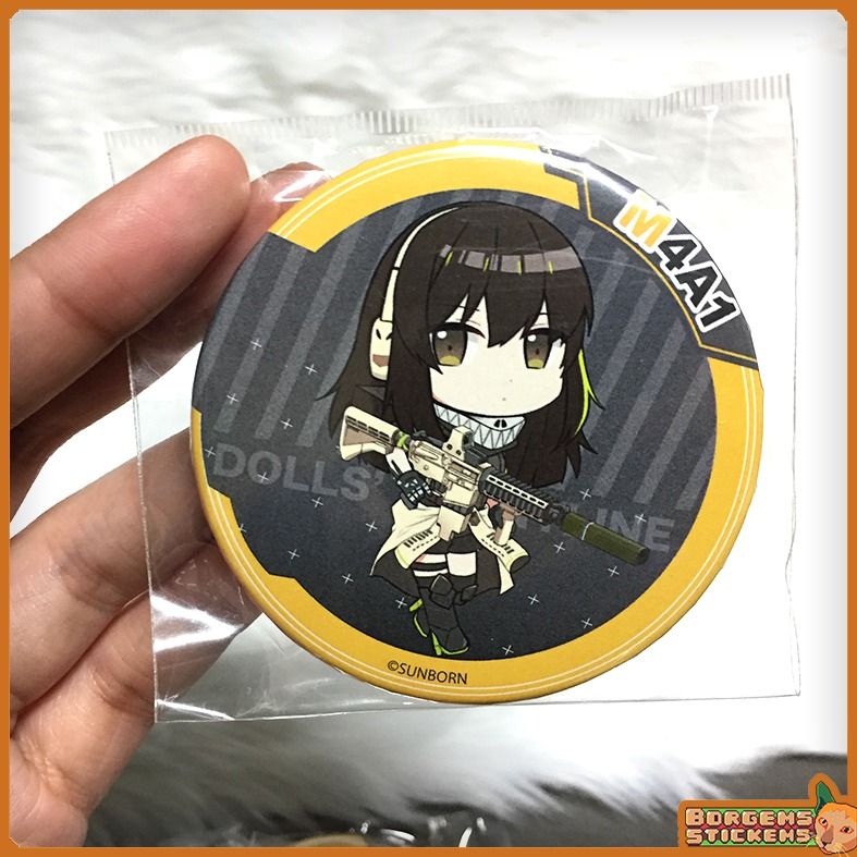 Girls Frontline Mini Chara Can Badge M4A1 M16A1 AR15 SOPMOD RO635 UMP45 ...