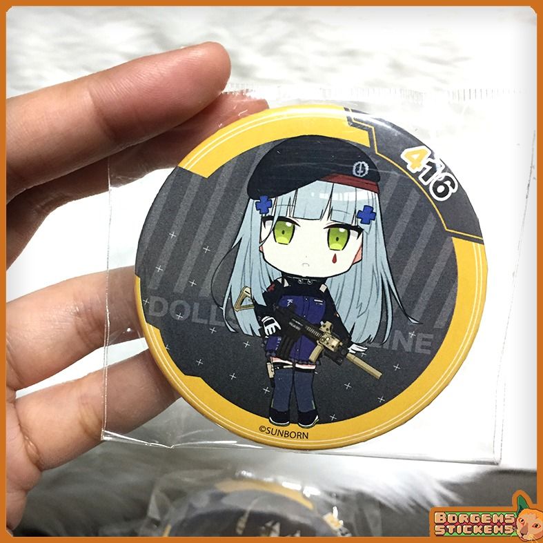 Girls Frontline Mini Chara Can Badge M4A1 M16A1 AR15 SOPMOD RO635 UMP45 ...
