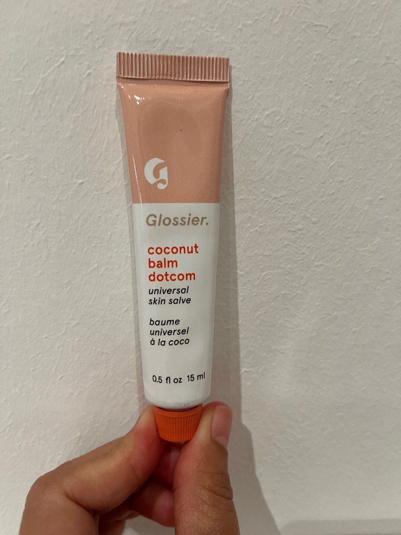 Glossier Coconut Lip Balm, Beauty & Personal Care, Face, Makeup on Carousell