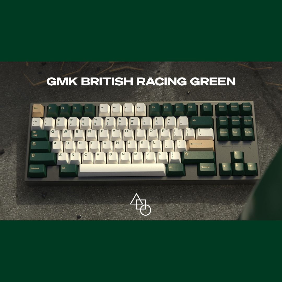 GMK British Racing Green Base Kit + Novelties (BNIB Sealed), Computers ...