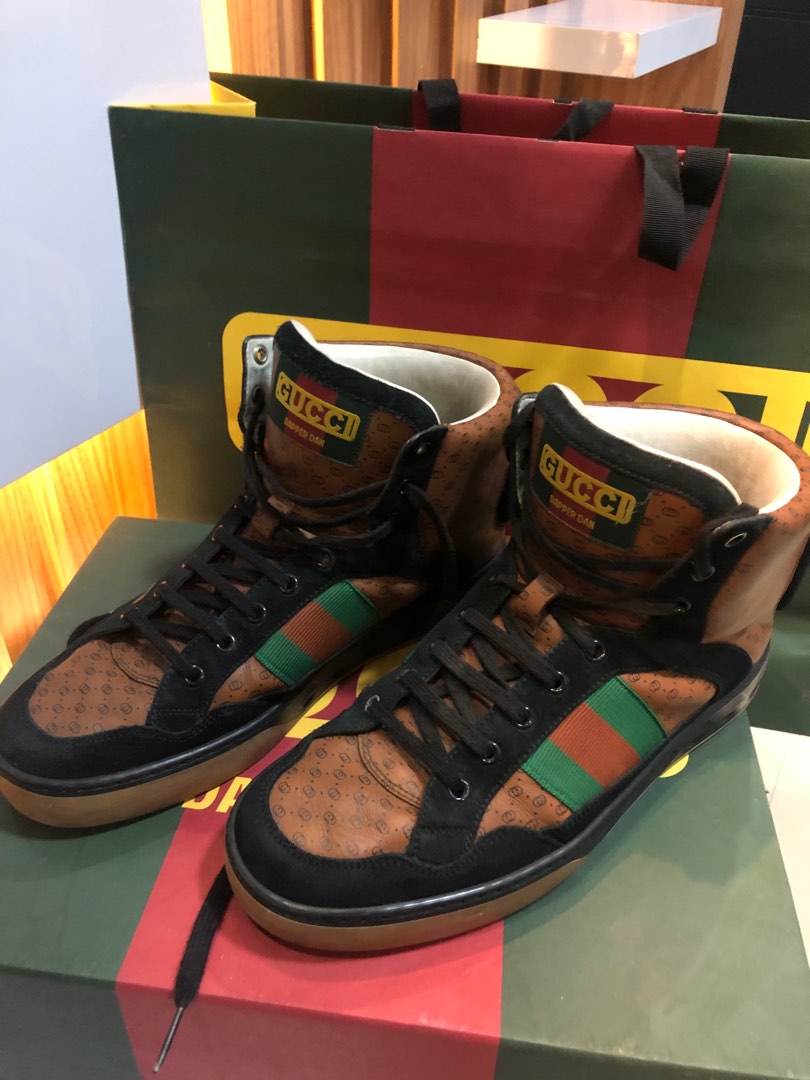 Gucci limited edition Dapper Dan, Fesyen Pria, Sepatu , Sneakers di ...