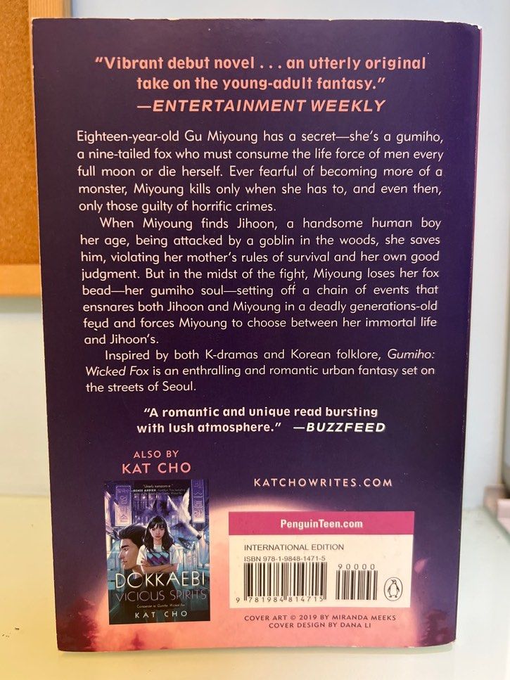 Gumiho Wicked Fox Kat Cho, Hobbies & Toys, Books & Magazines ...