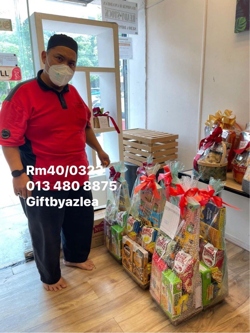Hamper makanan dan minuman ready stock, Food & Drinks, Gift Baskets ...