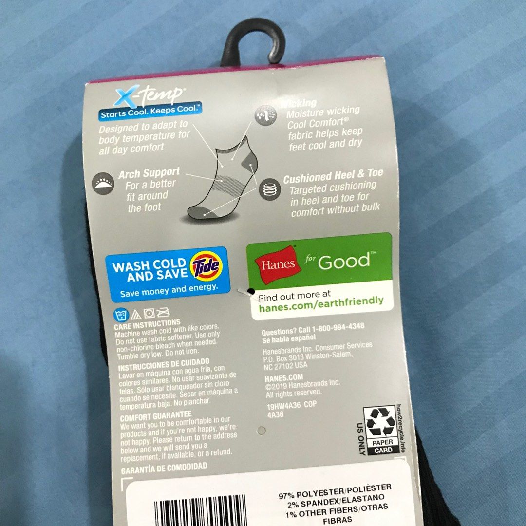 Hanes Ankle Socks 6 Pairs On Carousell 0626