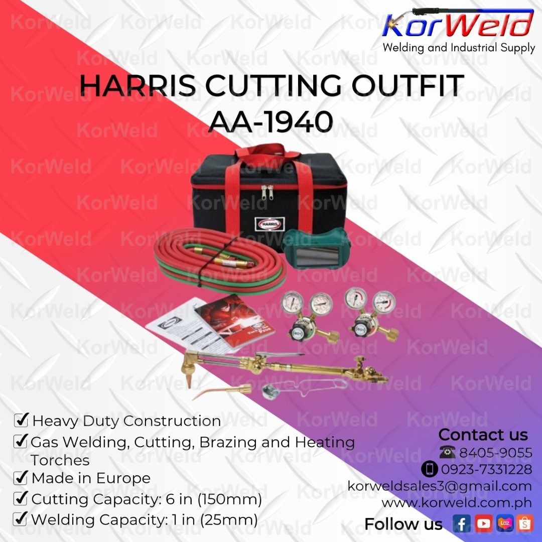 Harris Cutting Outfit - AA-1940, Commercial & Industrial, Construction ...