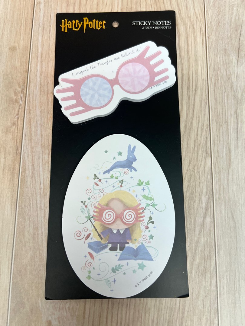 Harry Potter Luna Lovegood sticky notes, 興趣及遊戲, 手作＆自家設計, 文具 - Carousell