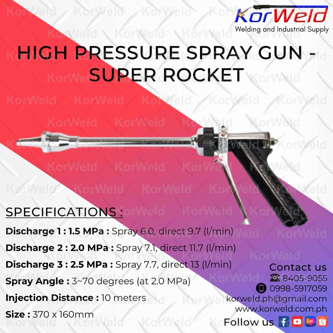 High Pressure Spray Gun - Super Rocket on Carousell