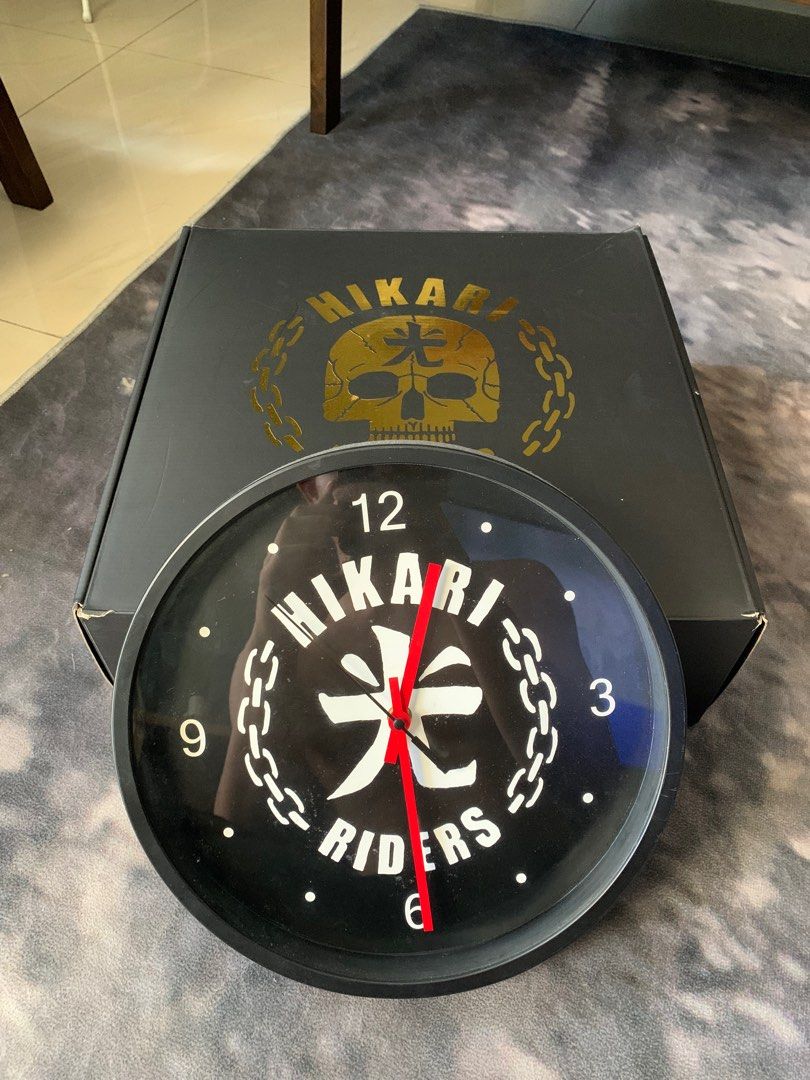 Hikari Riders Wall Clock, Men's Fashion, Watches & Accessories, Watches ...