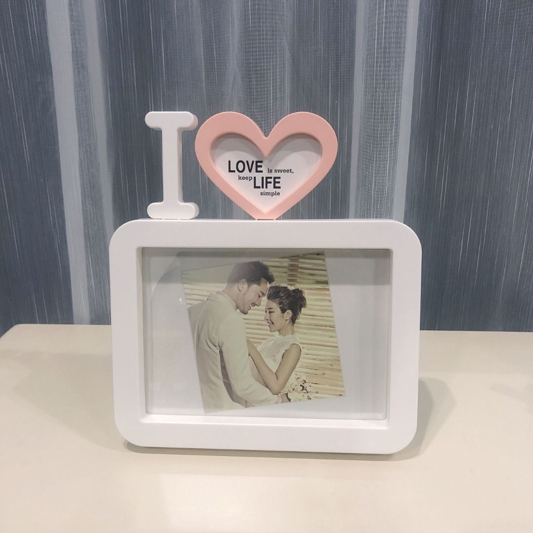 I Love Photo Frame Aesthetic Photo Frame Heart I love Landscape CF2083 ...