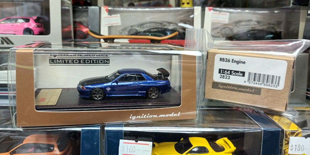 Ignition Model IG2689 1:64 Nissan Skyline GT-R R32 Nismo Blue Metallic ...