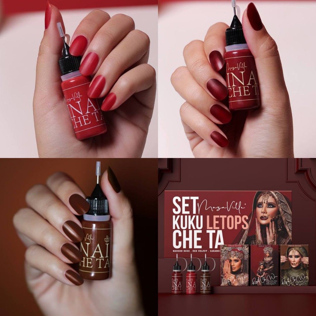 Inai Cheta Trio Set, Beauty & Personal Care, Hands & Nails on Carousell