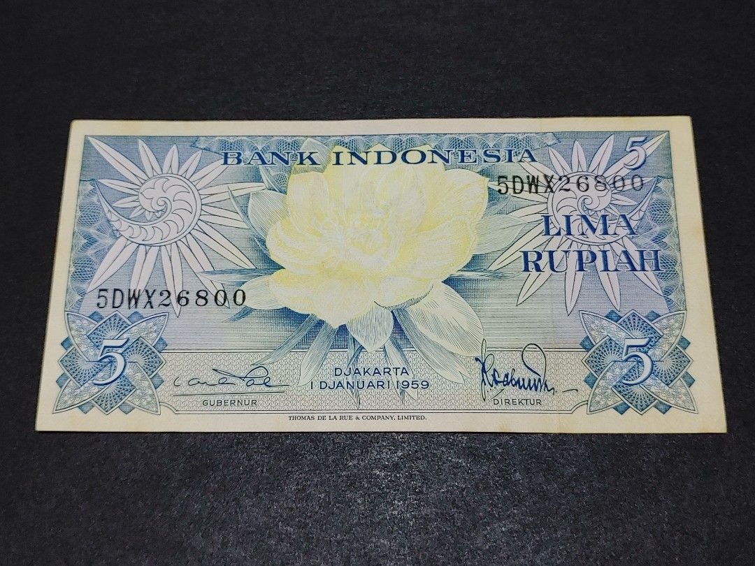 Indonesia 5 Rupiah 1959, Hobbies & Toys, Collectibles & Memorabilia ...