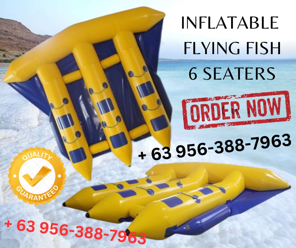 Inflatable Flying Fish 6-Seater, Sports Equipment, Sports & Games ...