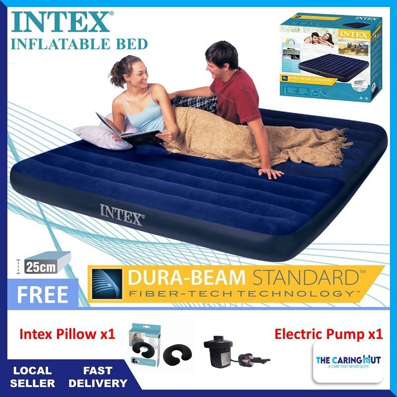 Intex Inflatable Air Bed Mattress, Furniture & Home Living, Furniture, Bed Frames & Mattresses ...