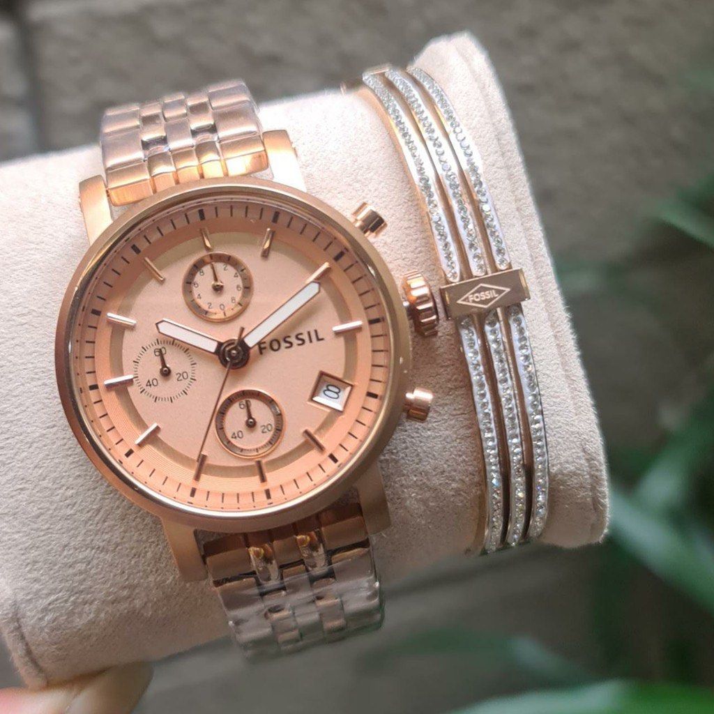 Jam Tangan Fossil Original, Fesyen Wanita, Jam Tangan di Carousell