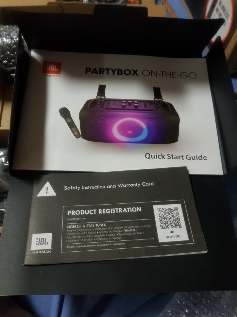 Jbl Speaker Partybox On The Go Audio Soundbars Speakers Amplifiers On Carousell