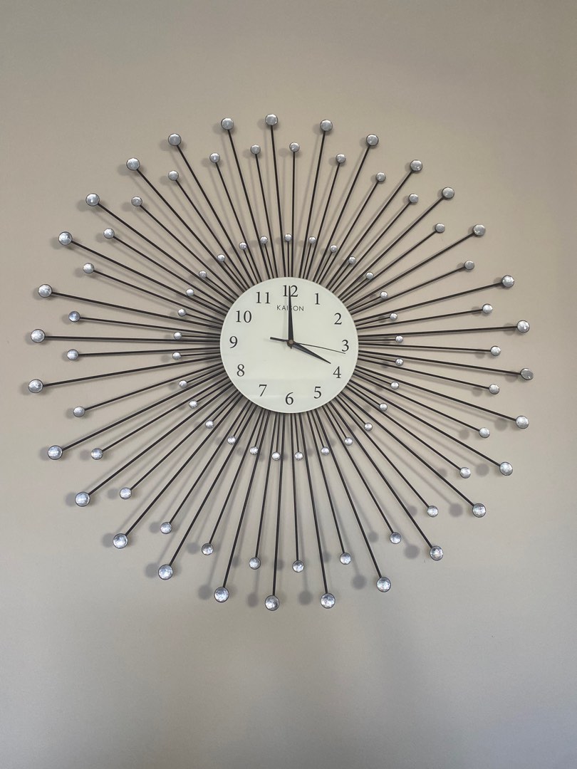 Kaison Wall Clock, Furniture & Home Living, Home Decor, Clocks on Carousell