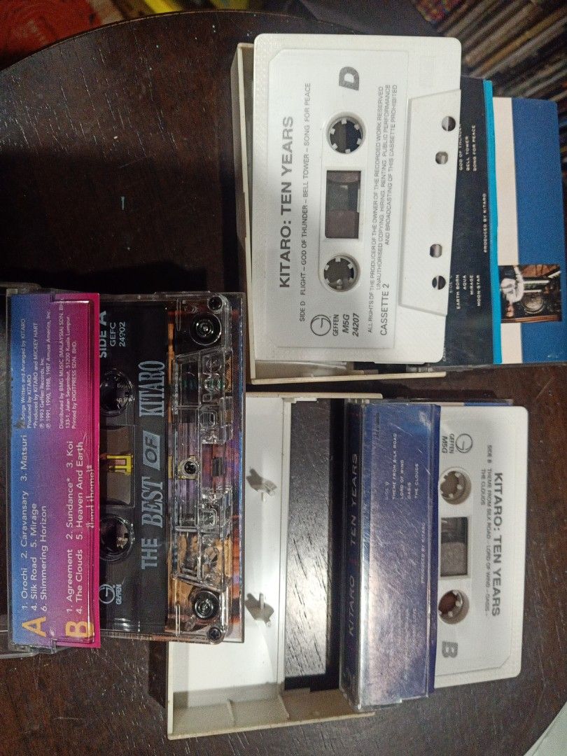 kaset lama kitaro - the best & ten years of kitaro, Hobbies & Toys ...