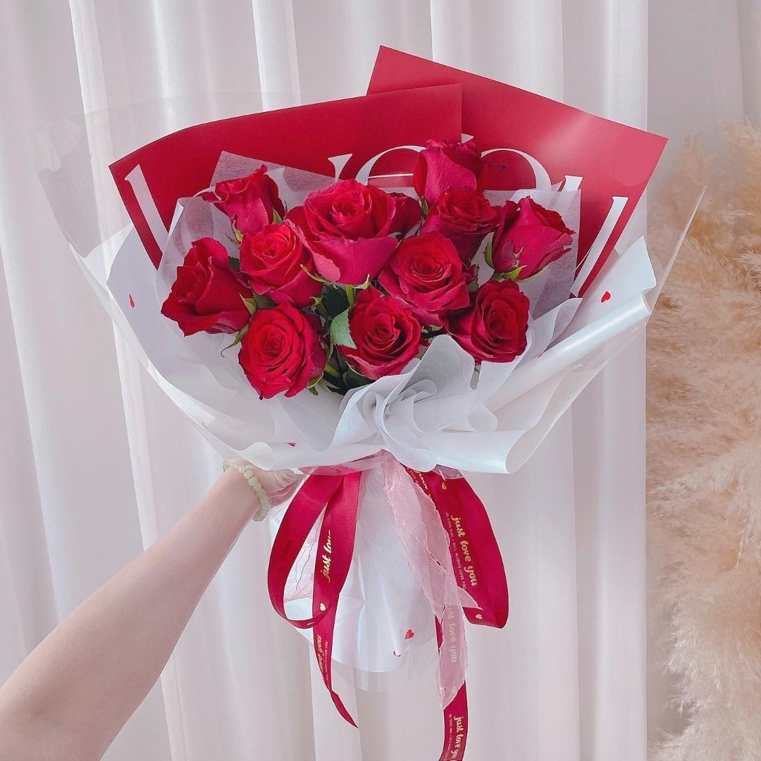 Kenya Roses Bouquet Love Bouquet Bunga Anniversary Valentine Birthday Marriage Proposal, Hobbies ...