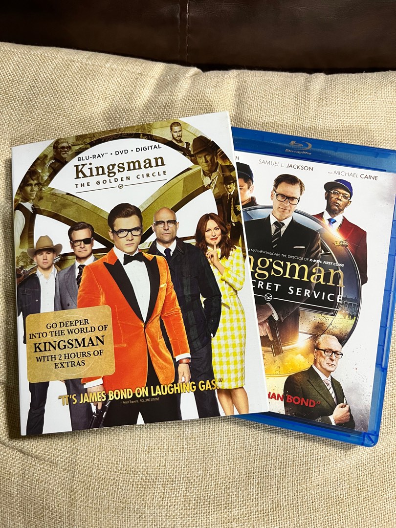 Kingsman the secret service and the golden circle blu ray / dvd ...