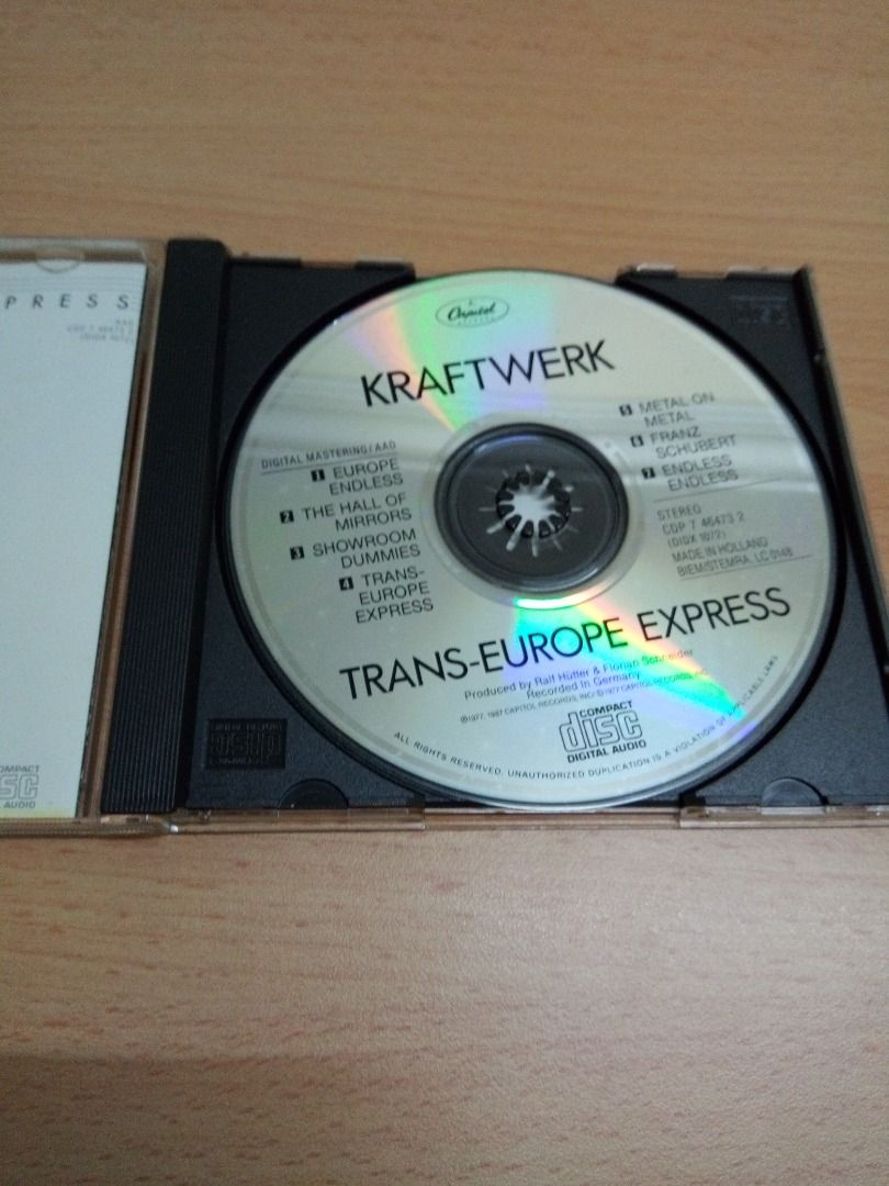 Kraftwerk Trans Europe express, Hobbies & Toys, Music & Media, CDs ...