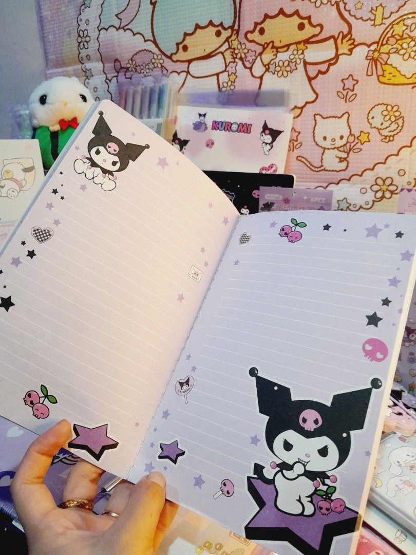 Kuromi A5 Notebook on Carousell