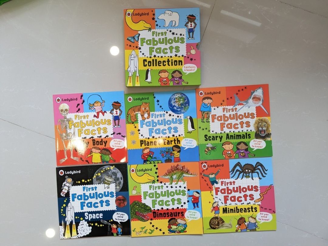 Ladybird & Scholastic Children's First Fabulous Facts Bundle, Hobbies ...