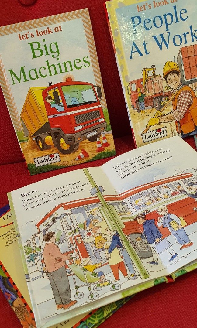 Ladybird series - Big Machines / People at Work/ Things that Go / The ...