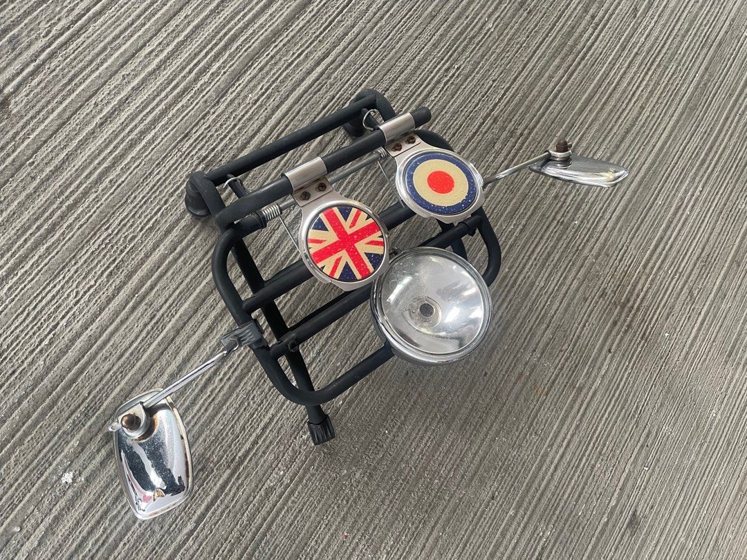 Lambretta V200 front rack, Motorcycles, Motorcycle Accessories on Carousell