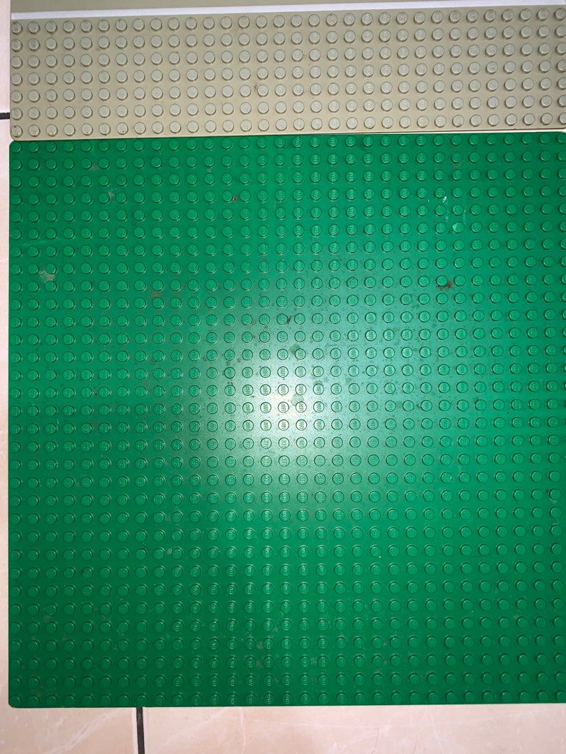 Lego Base Plate Vintage Green Light Grey Road City Corner, Hobbies ...