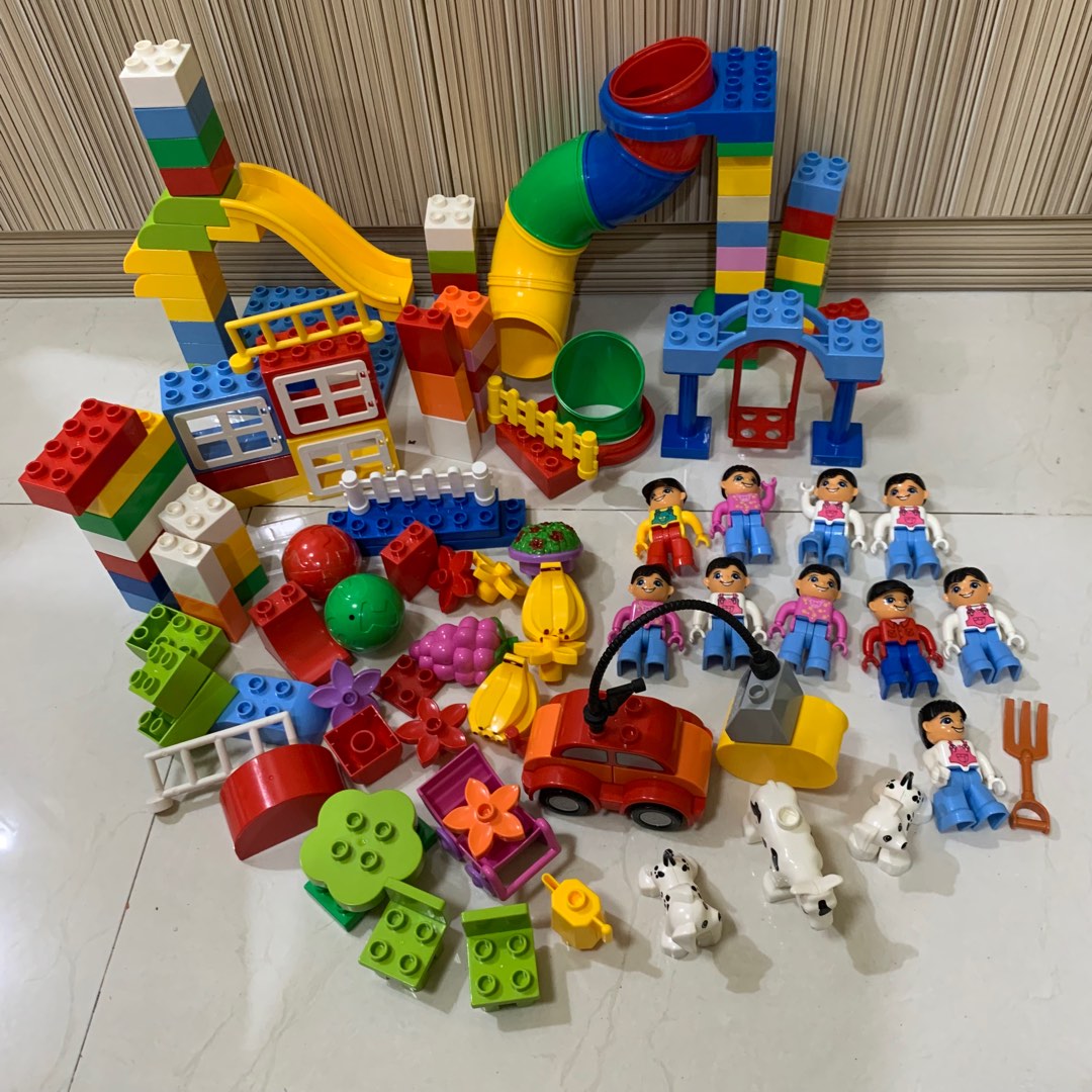 Lego duplo/lego bricks/lego marble/lego susun/mainan lego/mainan, Toys ...