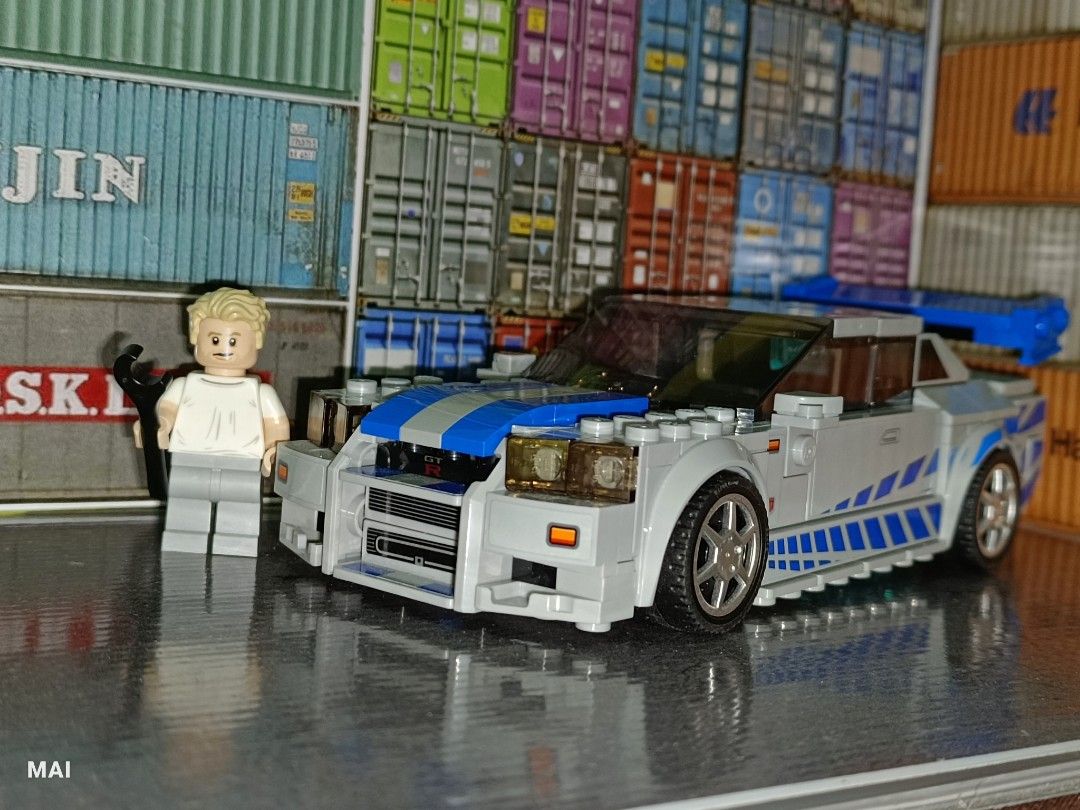 Lego Fast & Furious Brian Nissan Skyline R34, Hobbies & Toys, Toys ...