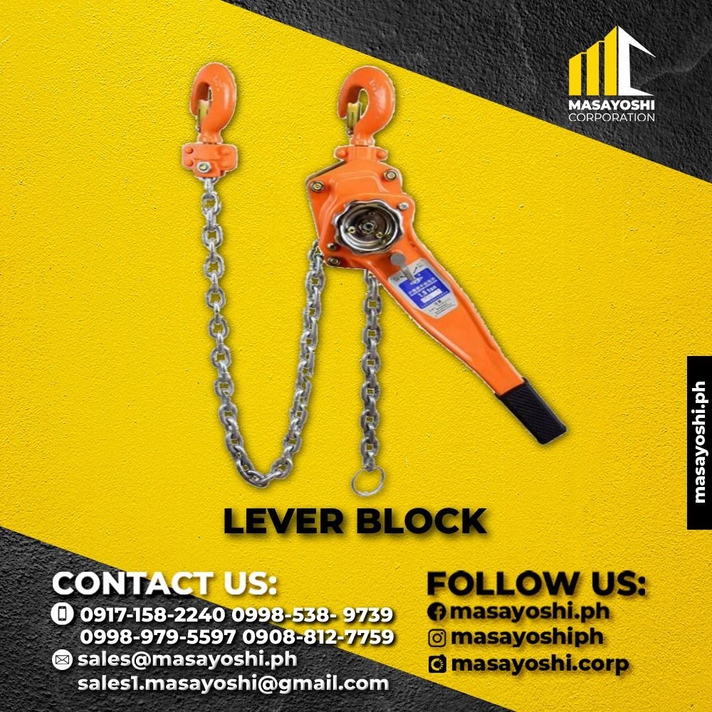 Lever Block Heavy Duty 1.5T x 1.5M | Construction Supplies | Lifting ...