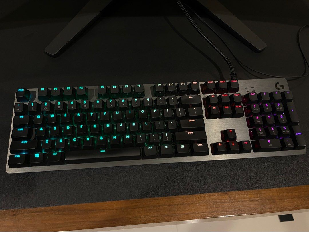 Logitech G512 Carbon GX Blue mechanical gaming keyboard, Computers ...