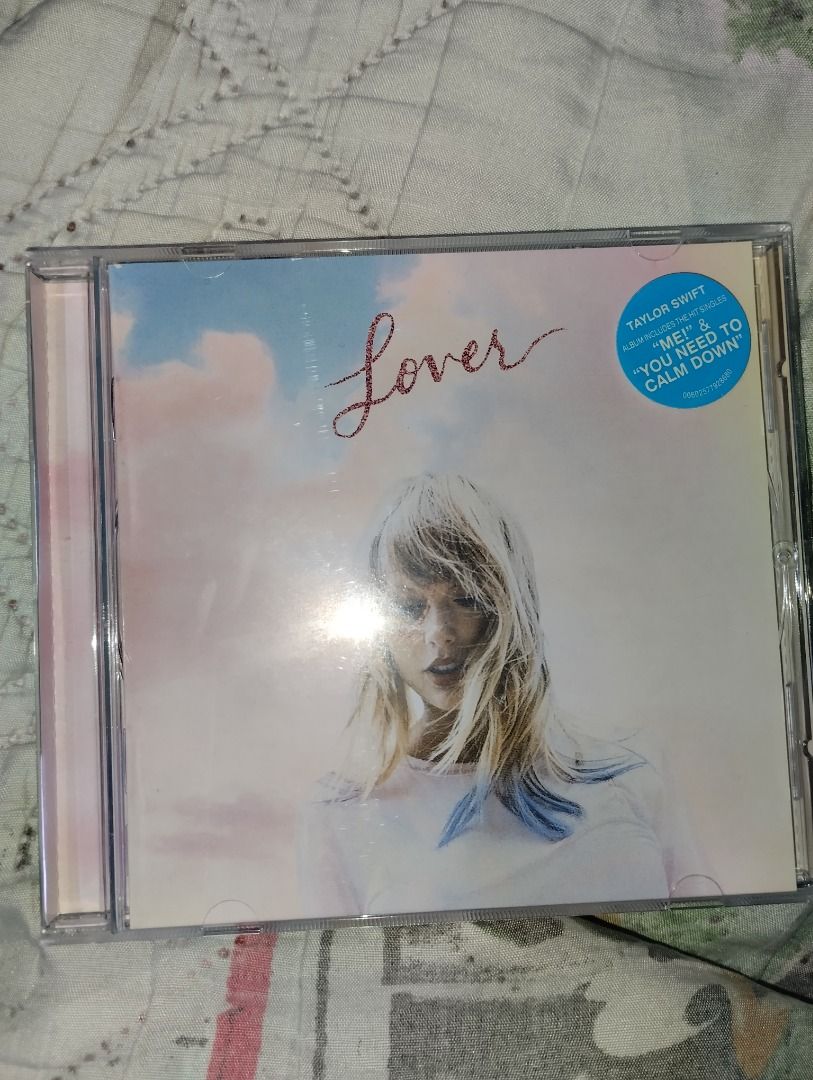 Lover CD Album by Taylor Swift Ts7, Hobbies & Toys, Music & Media, CDs ...