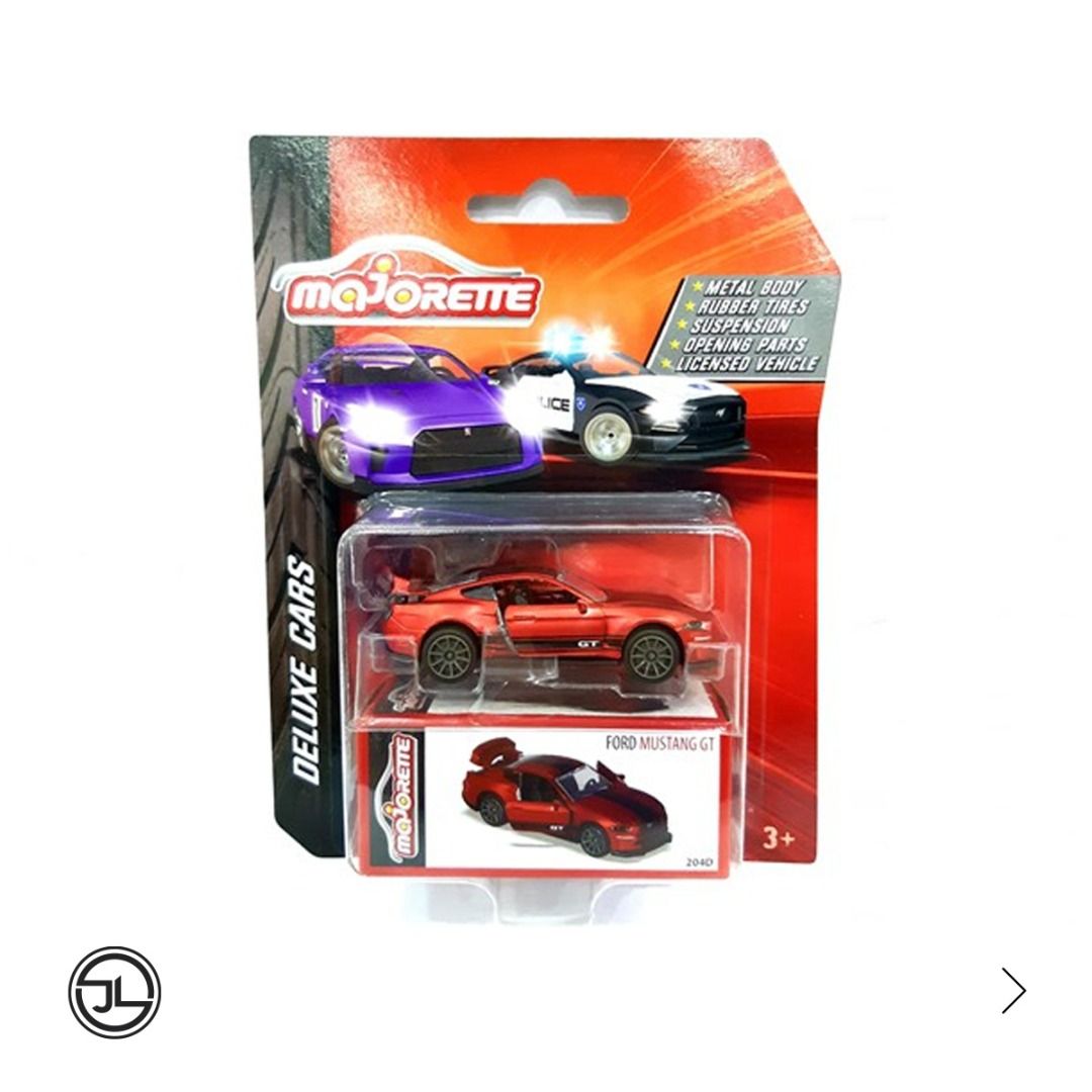 MAJORETTE - FORD MUSTANG GT (RED - 204D), Hobbies & Toys, Toys & Games ...