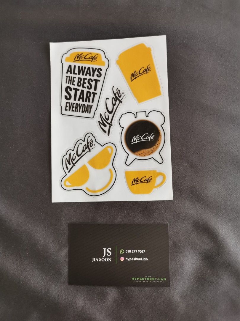 MCD Sticker, Hobbies & Toys, Collectibles & Memorabilia, Stamps ...