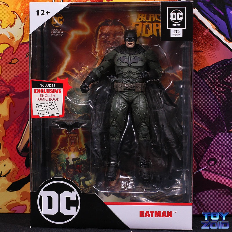 Mcfarlane DC Direct Page Punchers Batman with Black Adam Comic, Hobbies ...