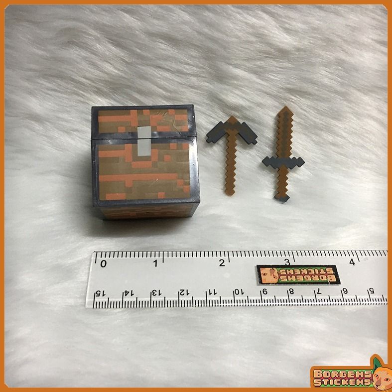 Minecraft Box with Sword and Pickaxe, Hobbies & Toys, Toys & Games on ...
