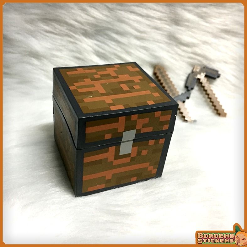 Minecraft Box with Sword and Pickaxe, Hobbies & Toys, Toys & Games on ...