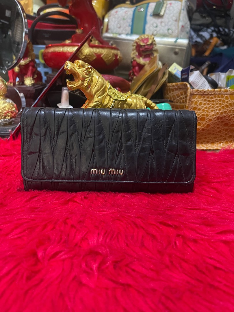 miu miu wallet original, Luxury, Bags & Wallets on Carousell