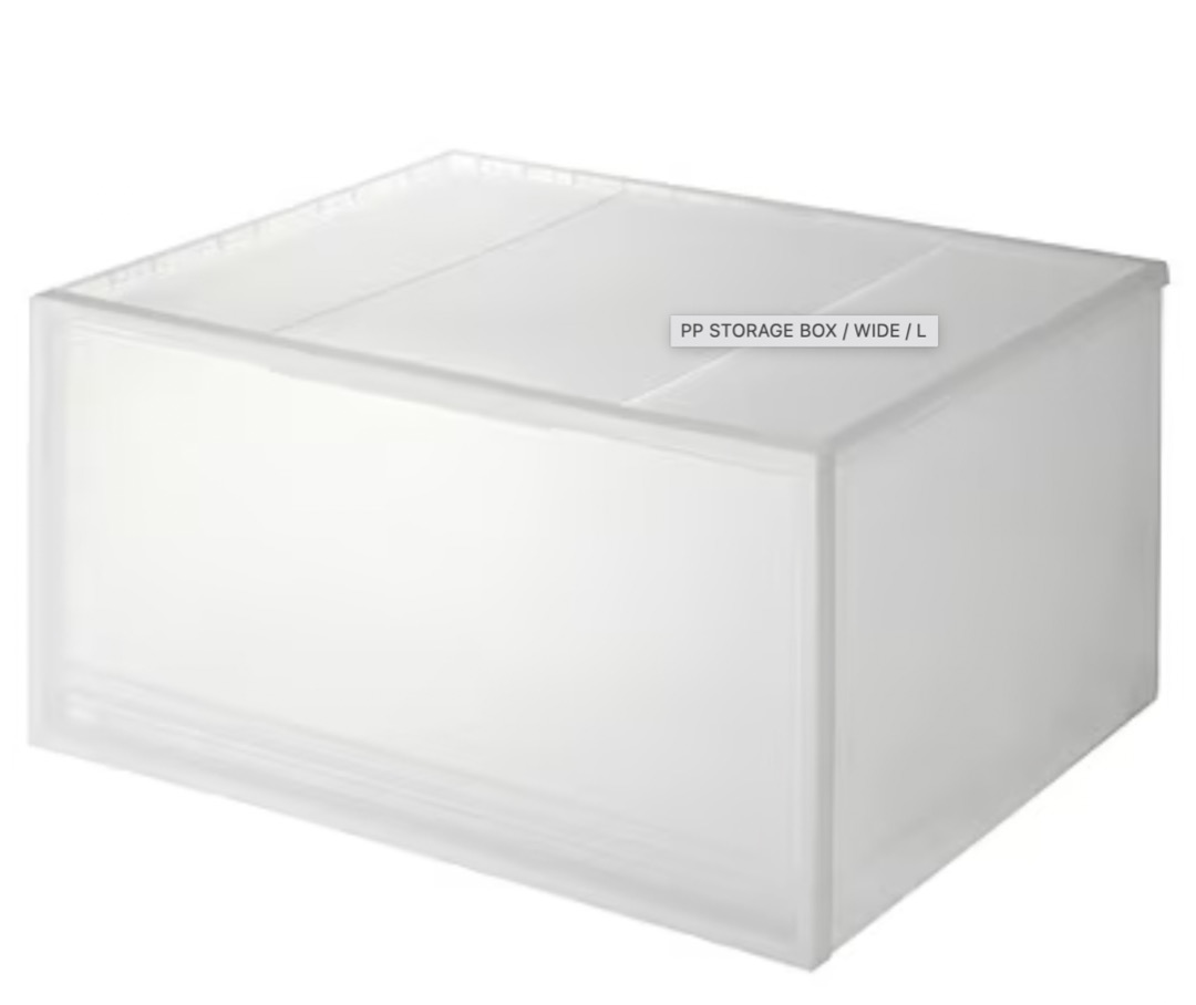 Muji Storage Box / Drawers - 2 x available, Furniture & Home Living ...