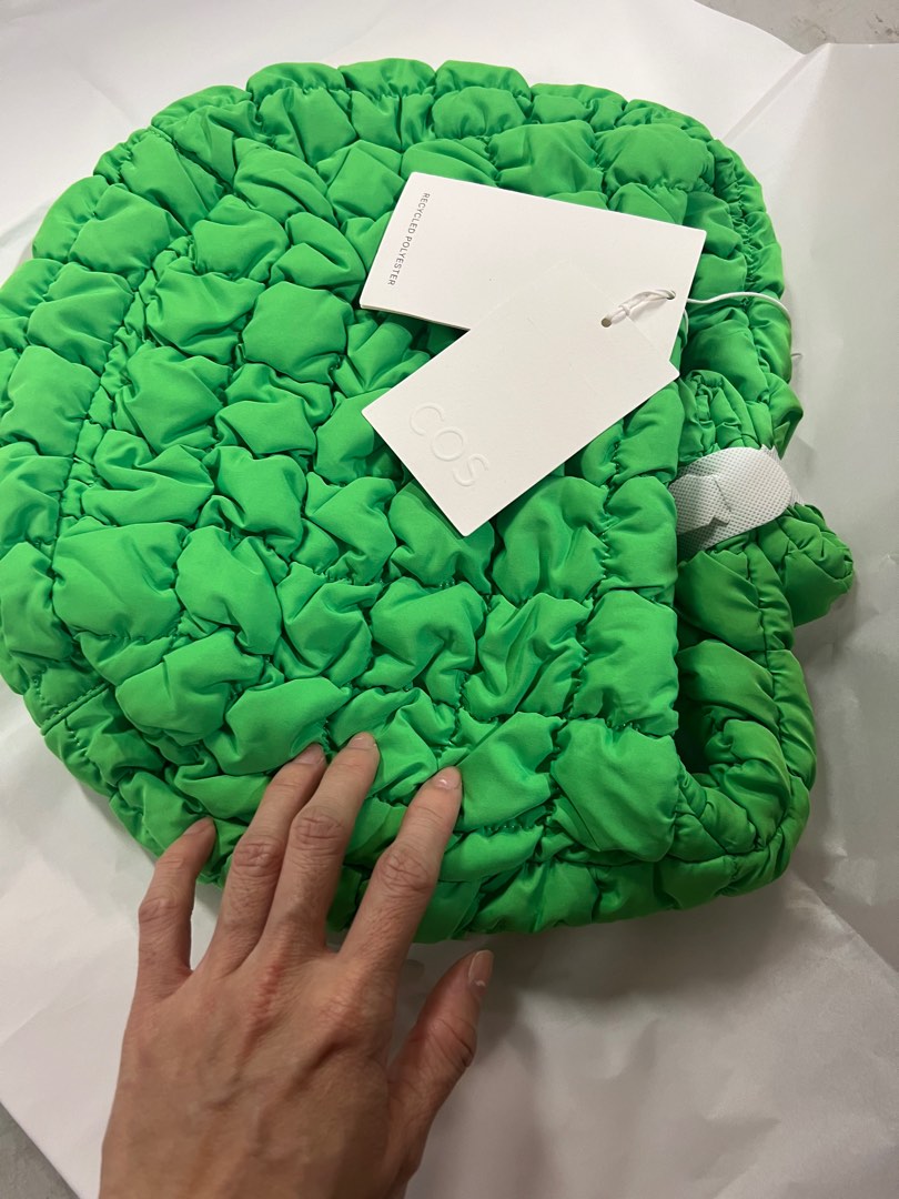 Neon Green Cos Quilted bag, Women's Fashion, Bags & Wallets, Shoulder ...