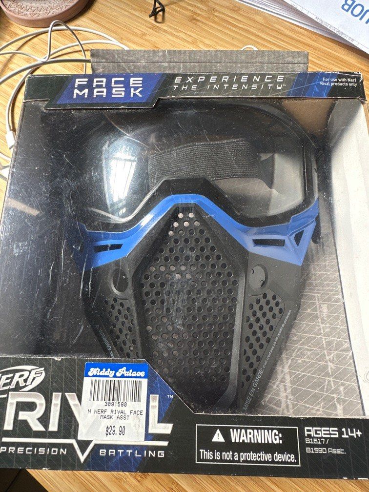 Nerf Rival Precision Face Mask, Hobbies & Toys, Toys & Games on Carousell