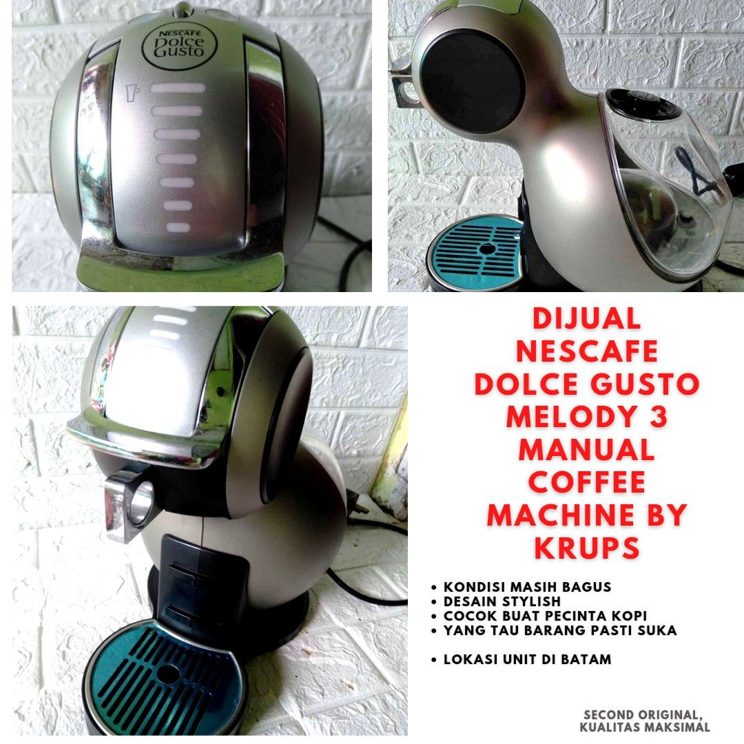 Nescafe Dolce Gusto Melody 3, Kitchen & Appliances di Carousell