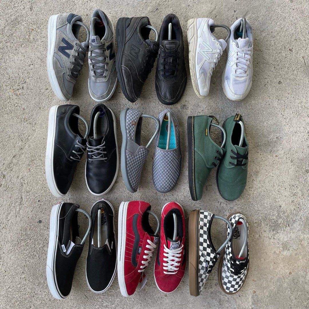 New Balance Crocs Dr Sholl Dr Martens Vans Kasut Bundle, Men's Fashion ...