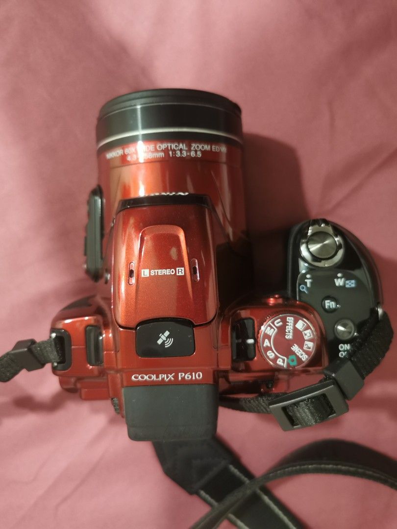 Nikon Coolpix P610 (Red), Photography, Cameras on Carousell