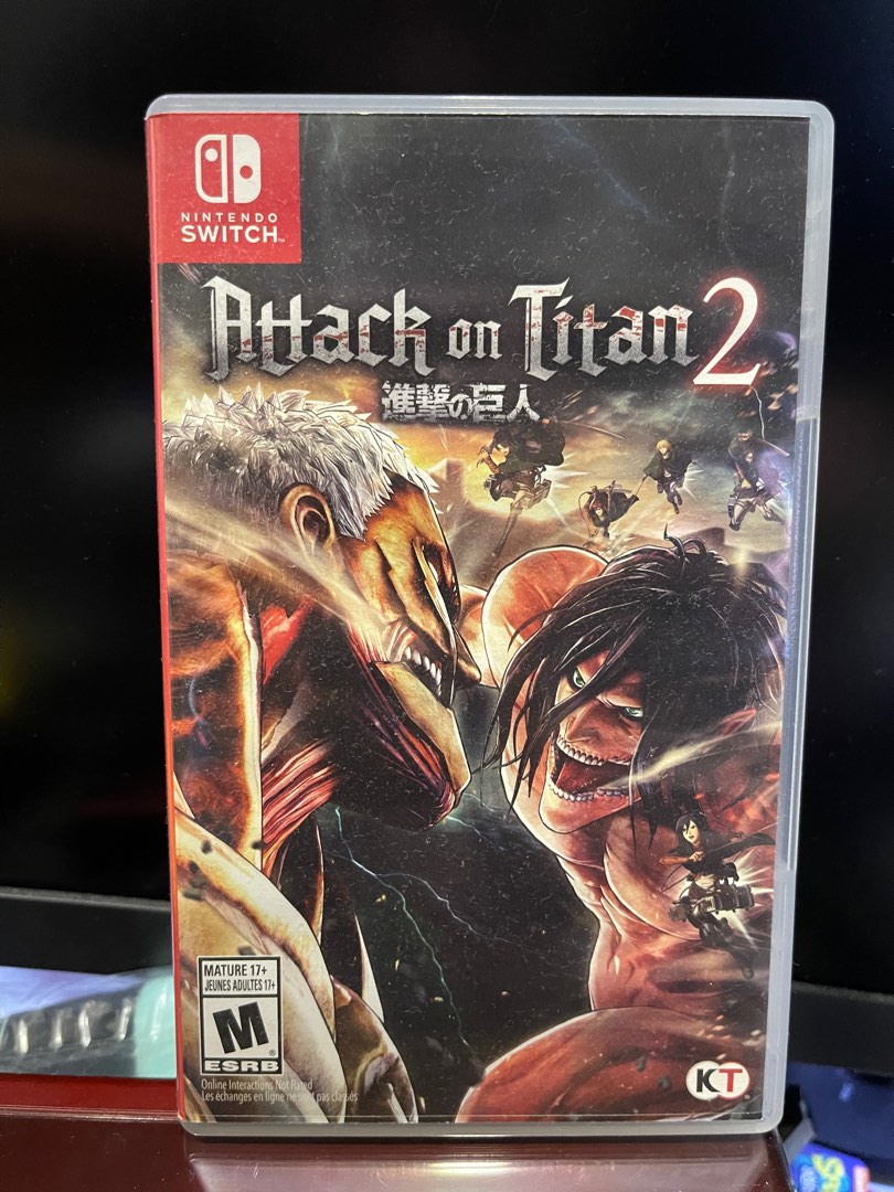 Nintendo Switch - Attack on Titan 2, Video Gaming, Video Games ...