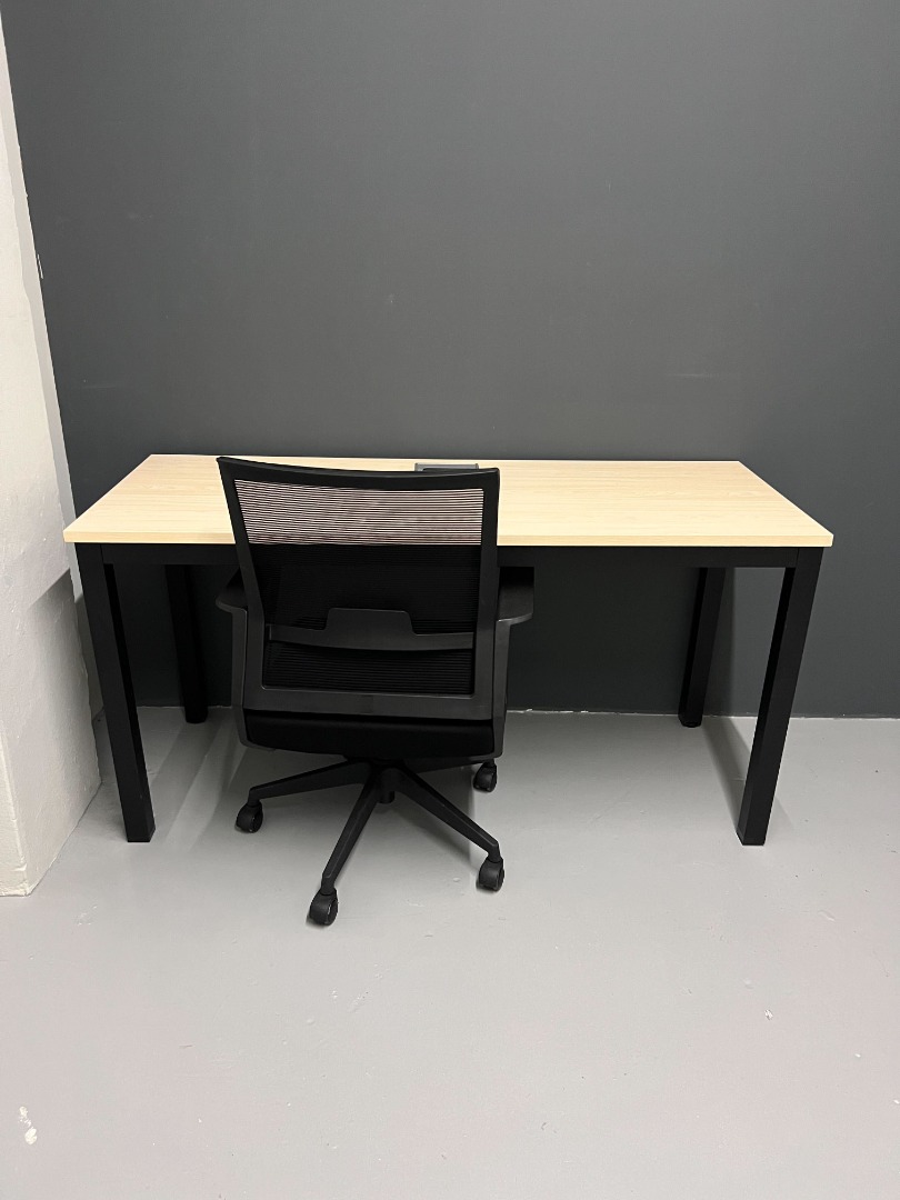 Office/ Study Desk / Study Table with aluminium grommet [Bulk Buy ...
